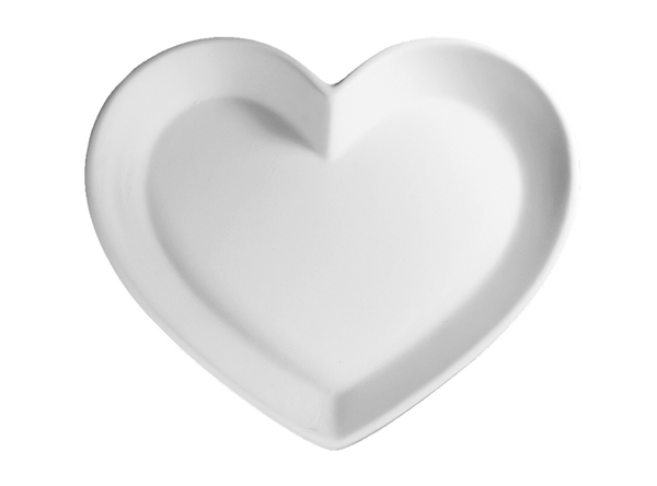 💕 Lg Heart Dish - All Fired Up Winter Park
